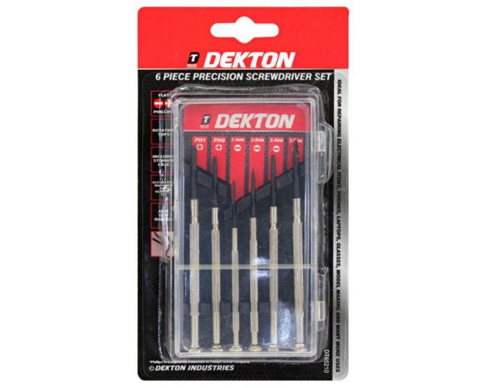 Dekton 6Pc Precision Screwdriver Set | OgaDiscount