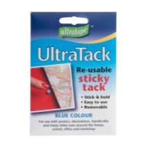 Ultratape Ultratack Reusable Blue Sticky Tack | OgaDiscount